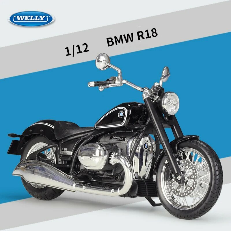 WELLY 1/12 BMW R18 2020 металлическая модель мотоцикла Without retail box