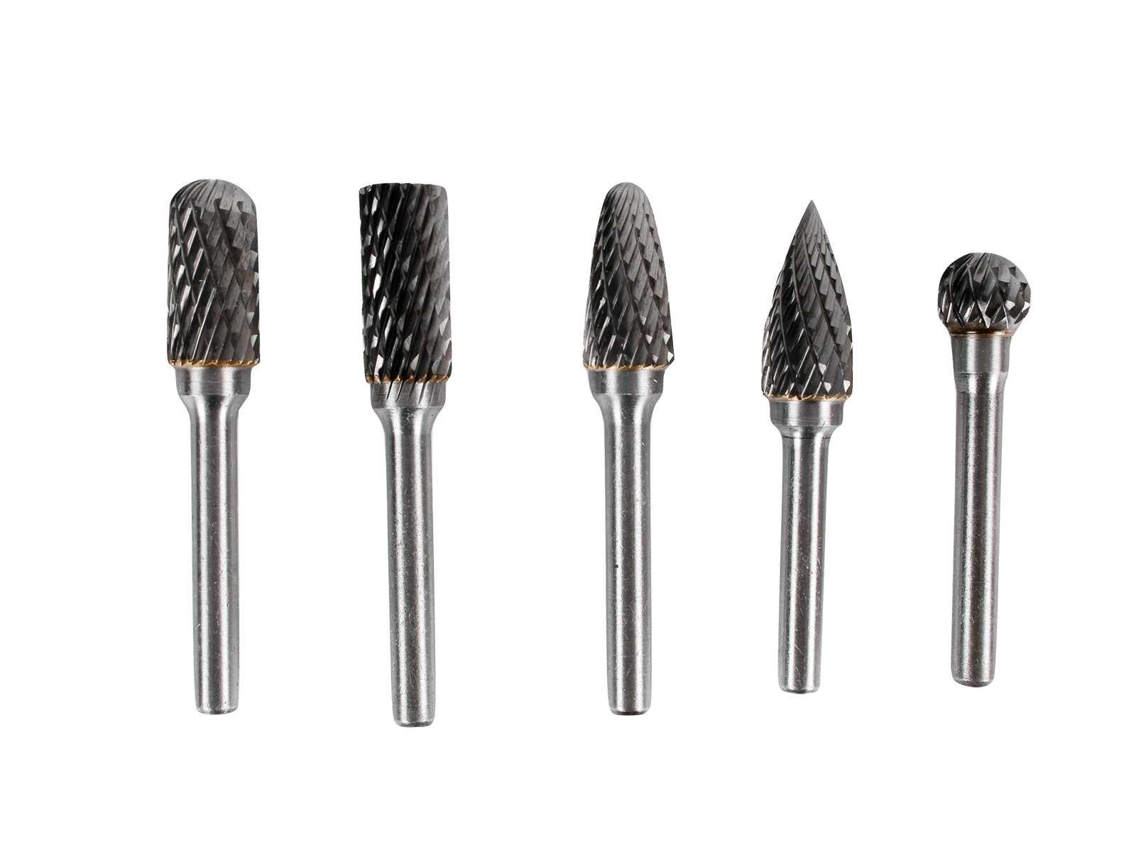 Набор борфрез твердосплавных 6х12мм 5 предметов AR-NB-6-12 ANROKEY