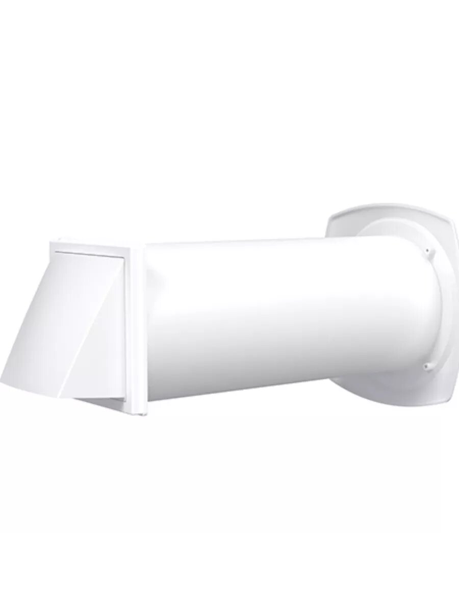 Клапан приточный ERA 12,5КП-02, D125 мм, фильтр G3, пластик, белый длина 50 см.