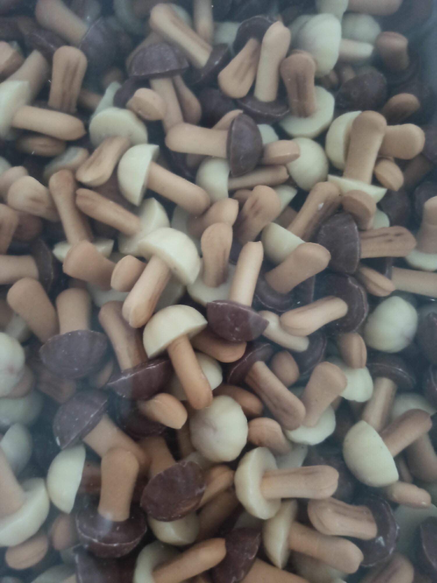 Печенье грибочки ассорти шоколадные 1.2 кг