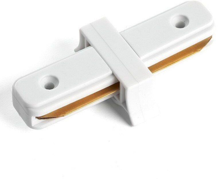 Коннектор прямой белый для шинопровода LD1000 Feron 10314, цена за 1 штуку