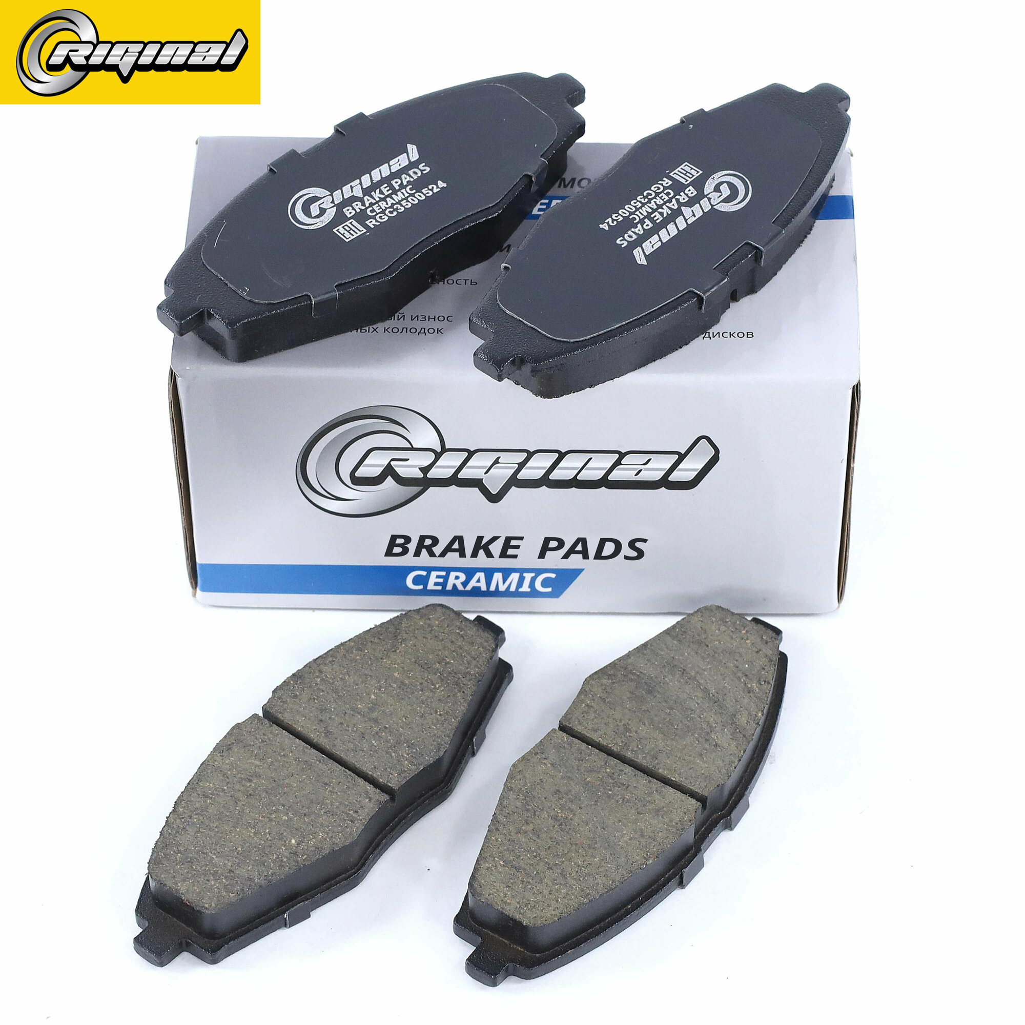 Колодка тормозная Riginal передняя Ceramic (кт.4шт.) DAEWOO NEXIA/LANOS/MATIZ SOHC 96273708