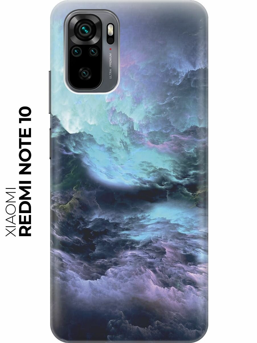 Силиконовый чехол Грозовое небо на Xiaomi Redmi Note 10 / Note 10S / Сяоми Редми Ноут 10 / Ноут 10С