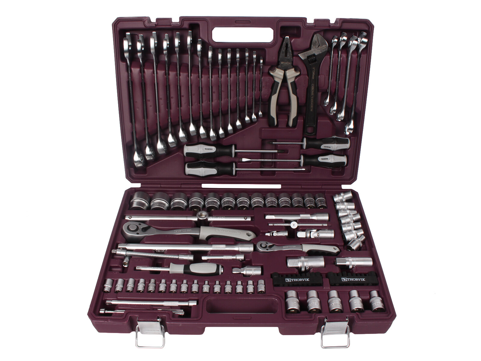 Набор инструментов Thorvik 1/4, 1/2 101 пр