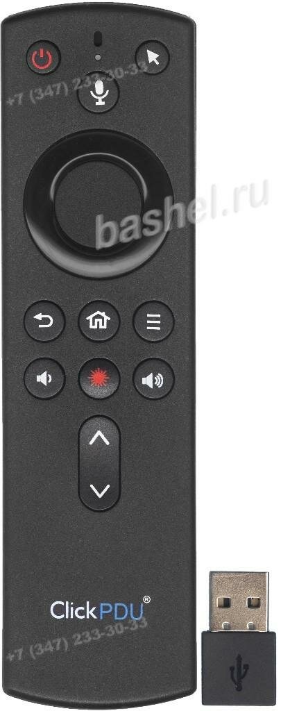 UNIVERSAL ClickPdu Air Mouse U16 LASER 2.4GHz (обучаемый, с гироскопом и голосовым управлением для Android TV Box, PC), Пульт ДУ