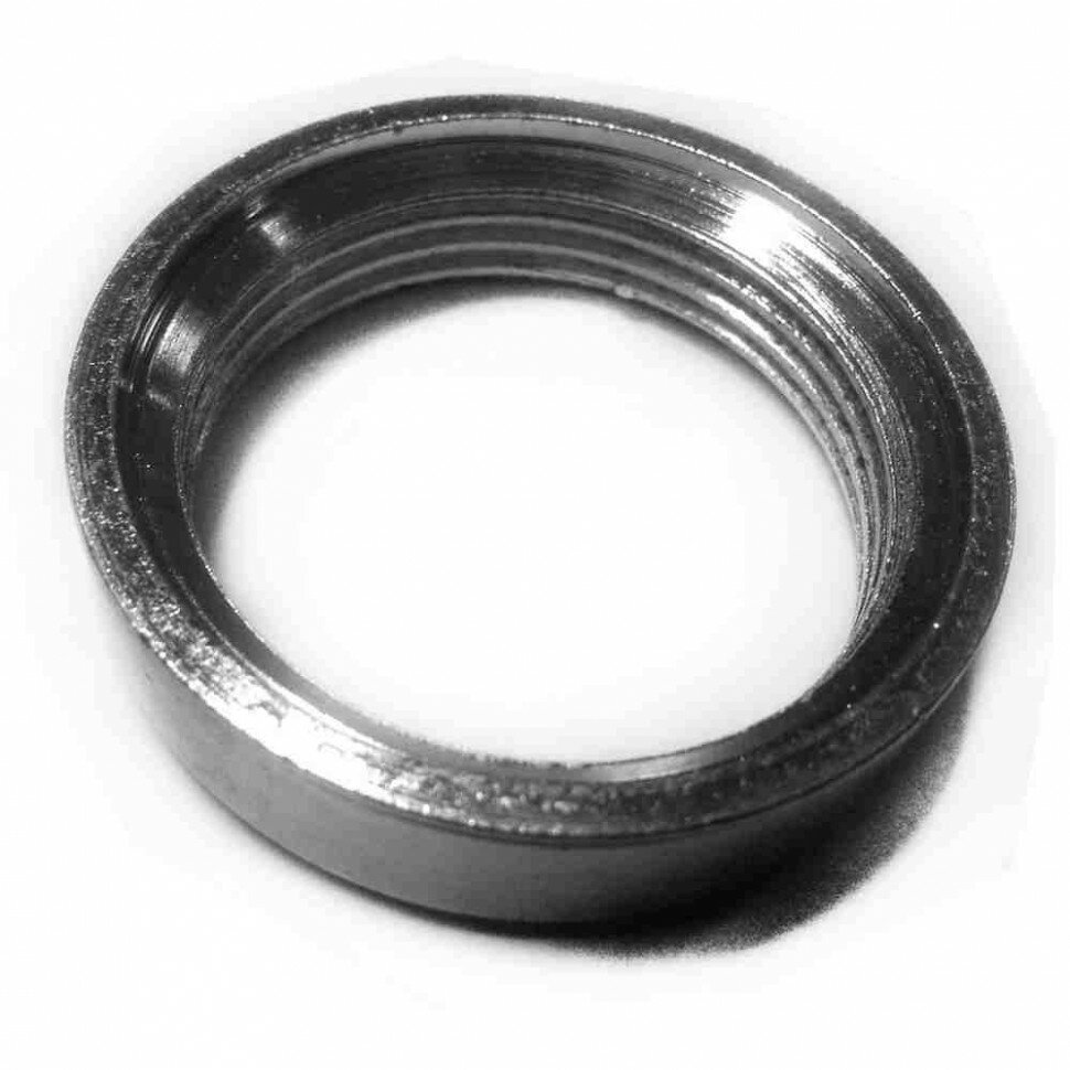 Контргайка Ду-32, RDT, RCT, диаметр 42мм, резьба G1 1/4 дюйма, оцинкованная сталь с фаской (p/n: 32041)