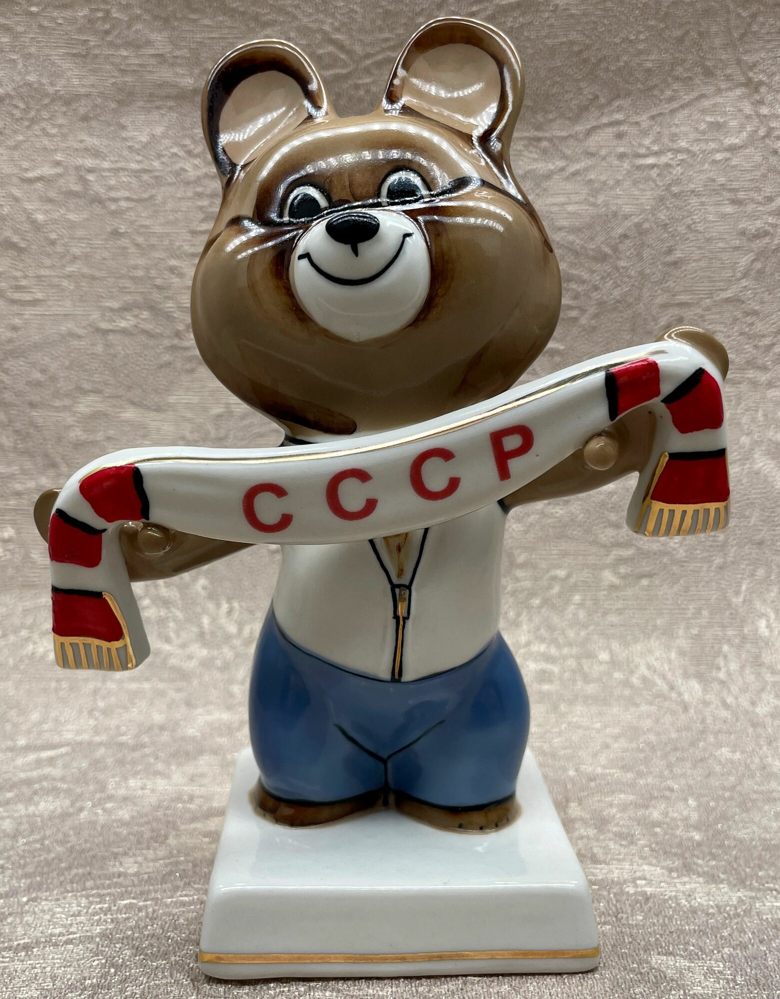 Олимпийский мишка 1980 Болельщик. Современное производство Вербилки