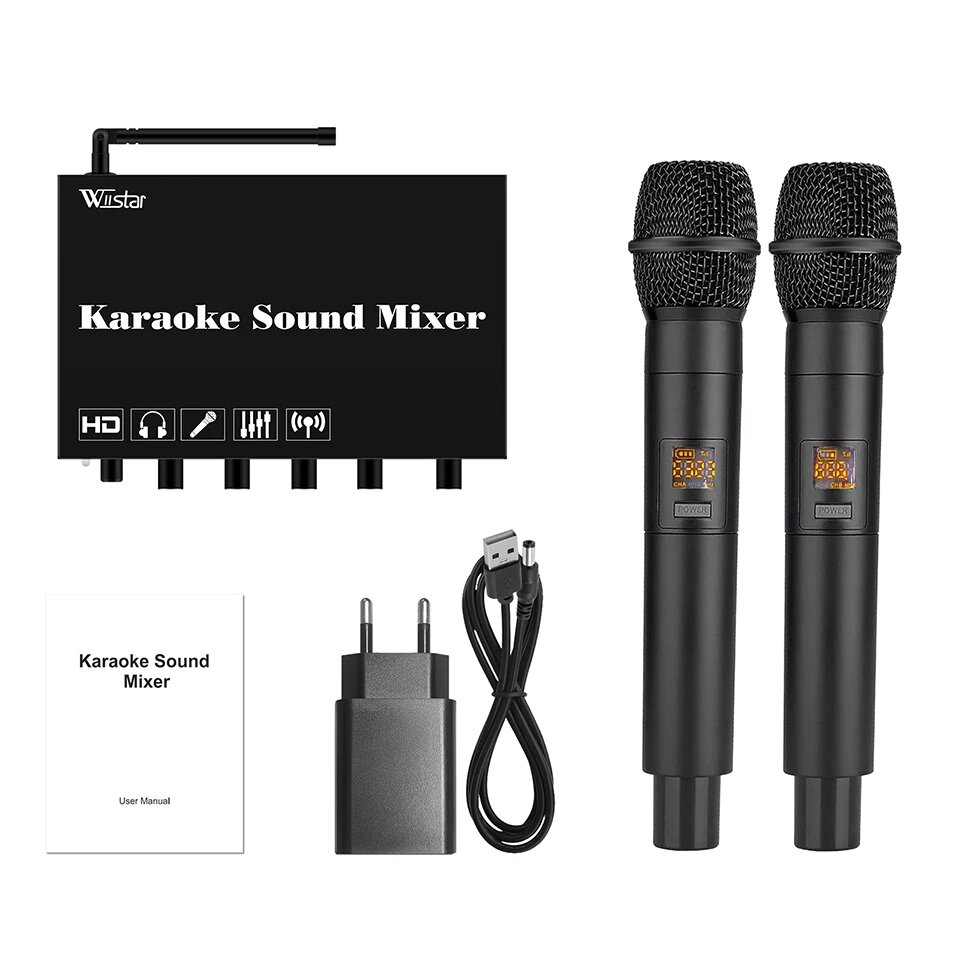 Беспроводной микшер караоке Sound Town SWM16-MAX add au plug