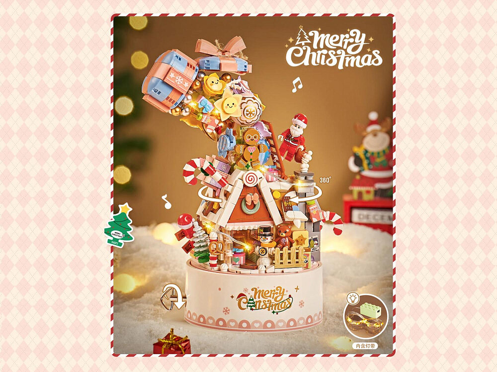 Конструктор LOZ 1957_MK Конструктор Музыкальная шкатулка: Подарки