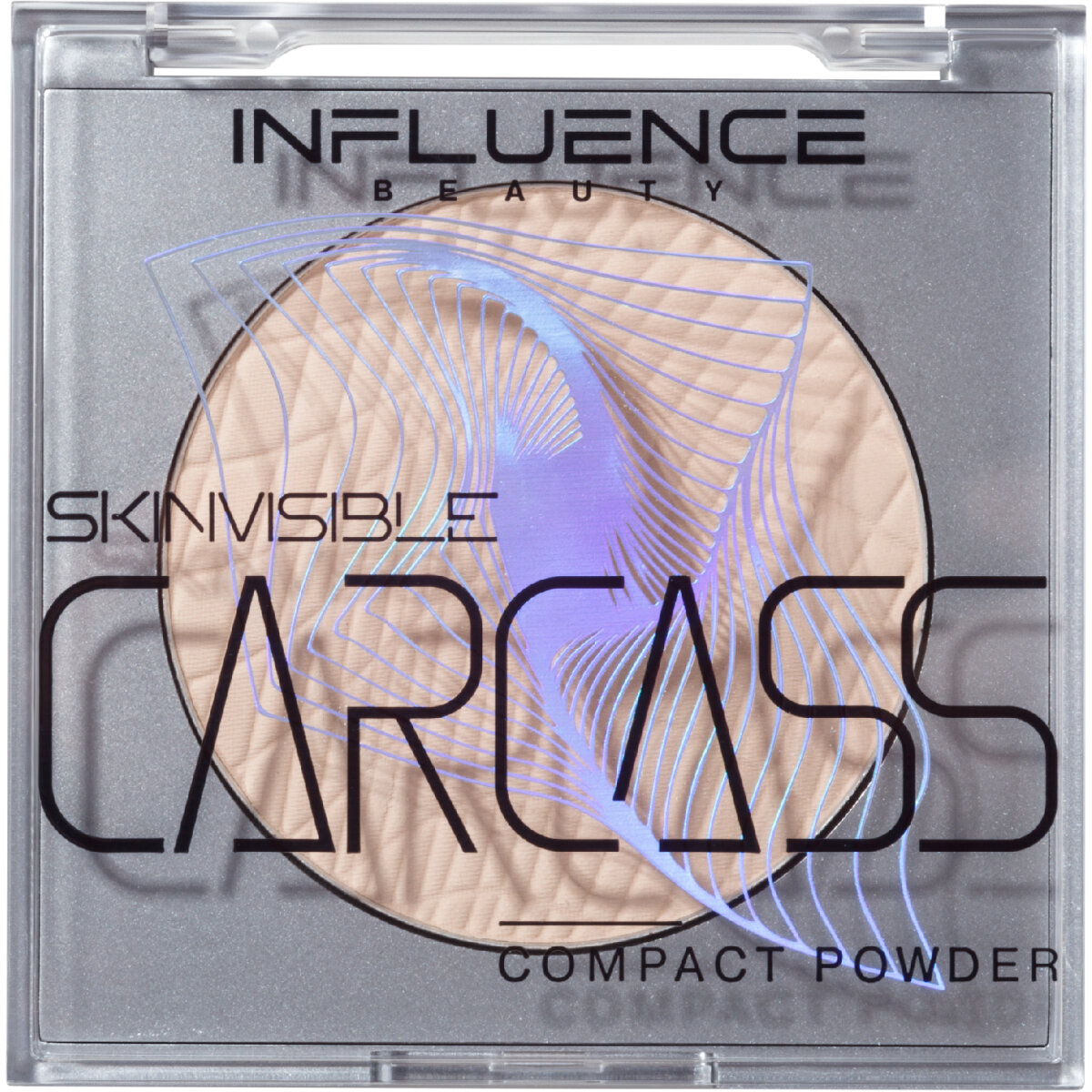 Пудра компактная легкая Influence Beauty Skinvisible Сarcass т.01 4,2 г
