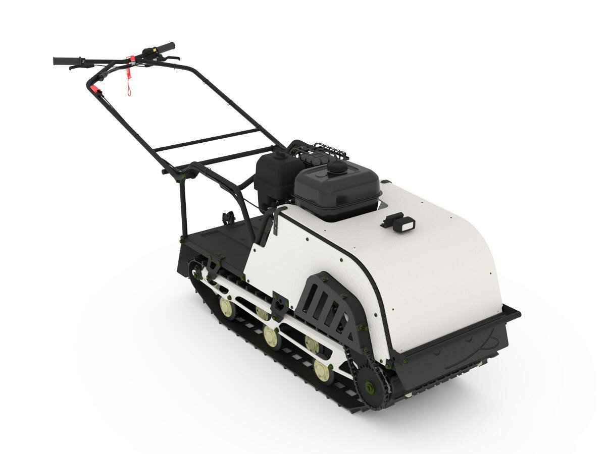 Мотобуксировщик Baltmotors Snowdog Standard Sport (S-Z460MER-RPS). Мощн. 18 л. с, руч./эл. старт, катковая подвеска, масса 145кг. BM-SNDOG-Z460MER-SP