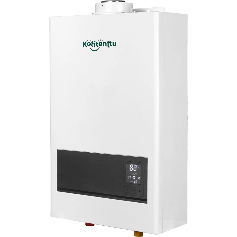 Водонагреватель проточный газовый Kotitonttu SUARI S12 FT 00-00000088, защищенная