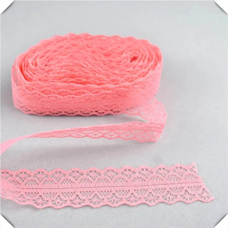 Африканская кружевная ткань WHxmsh 10 ярдов Розовый, Watermelon Red