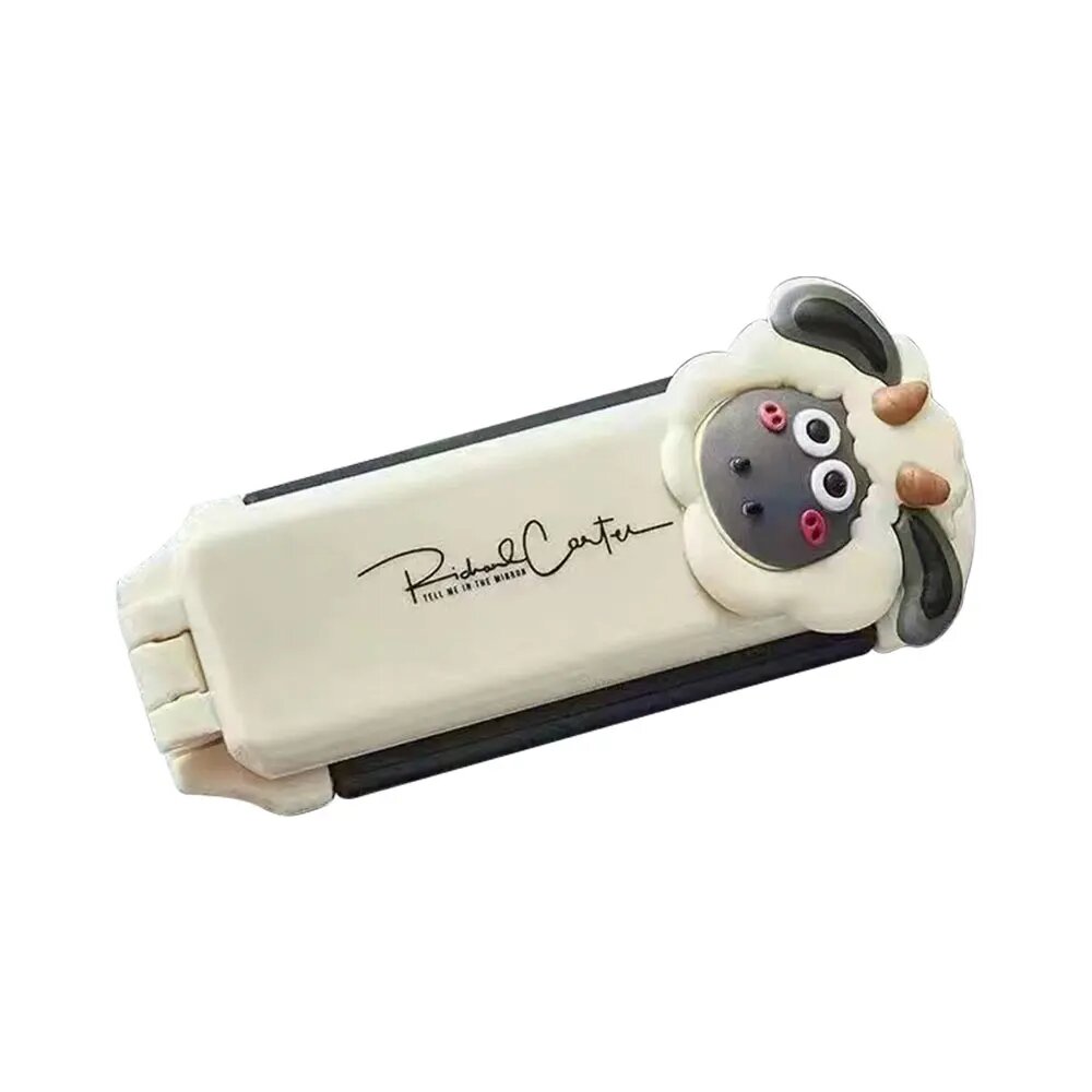 Складная расческа с зеркалом 03