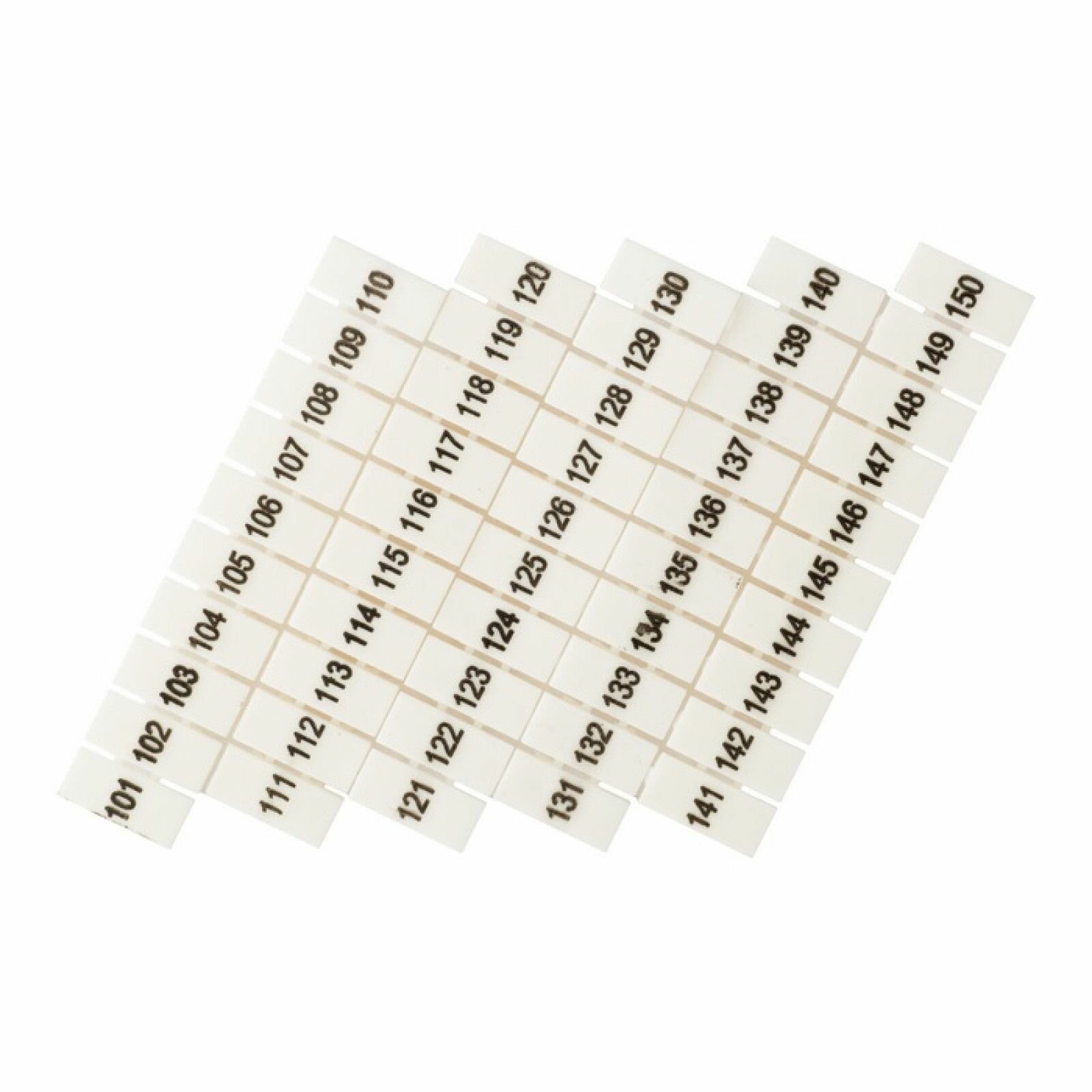 Маркеры для JXB-ST 2,5 с нумерацией 100-150, EKF PROxima - 100 штук