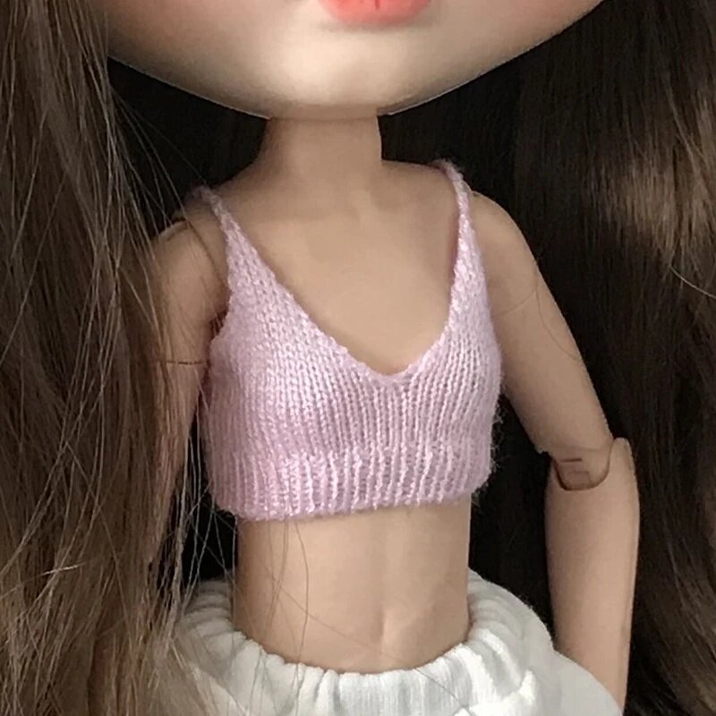 Леггинсы и белье для кукол Blythe Розовый, Pink Top