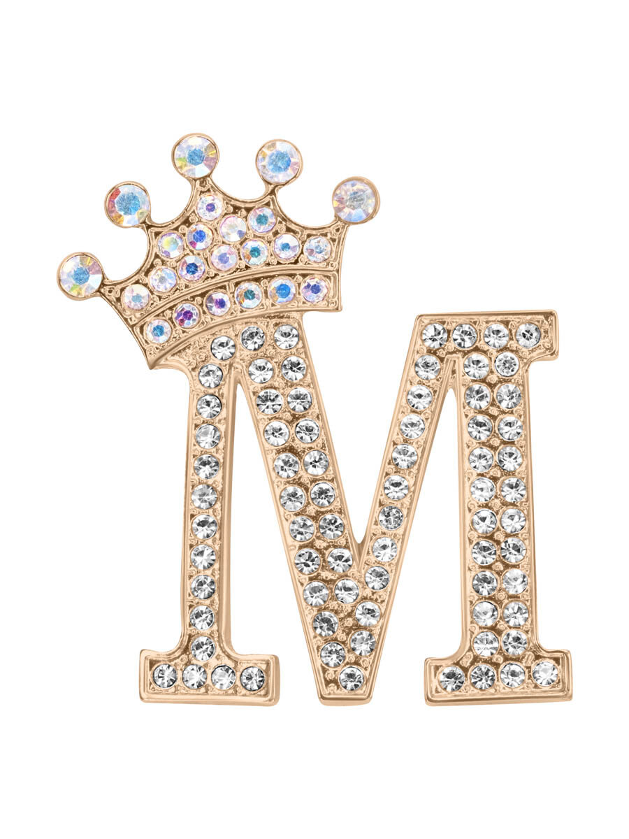 Брошь, стразы