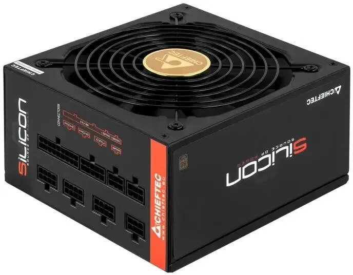 Блок питания CHIEFTEC Silicon SLC-650C, 650Вт, черный