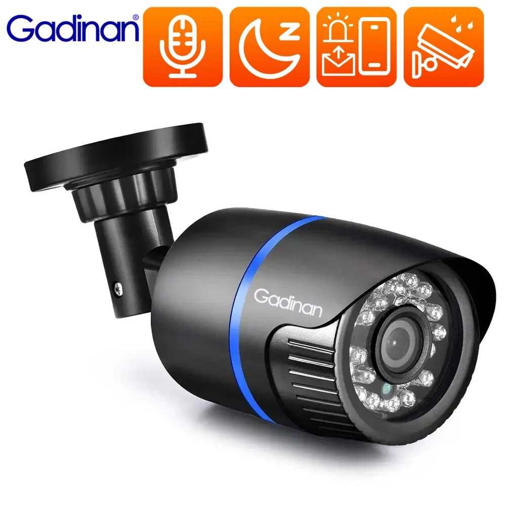 Gadinan IP-камера видеонаблюдения 3.6mm lens, 48V POE 8MP