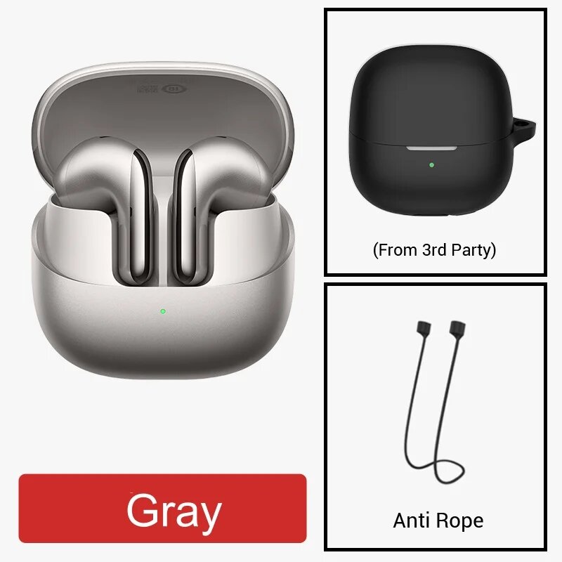 Xiaomi Buds 5 Bluetooth наушники GL Gray add Black