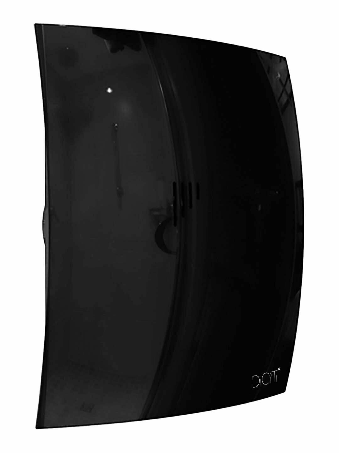 Вентилятор вытяжной DiCiTi Breeze 4C Obsidian, 100 мм, обратный клапан, обсидиан