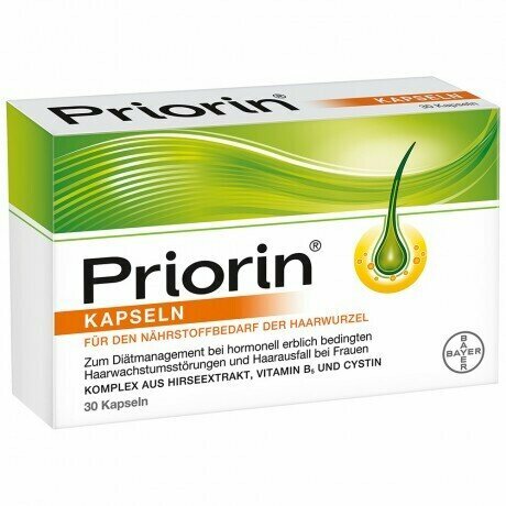 120 капсул, Bayer Priorin Приорин Капсулы для роста волос