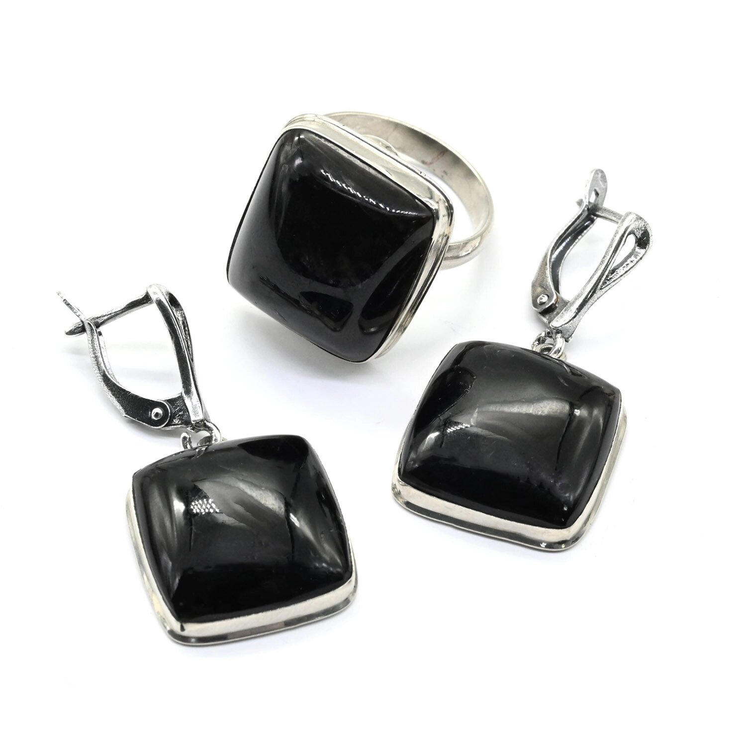 Комплект бижутерии, морион