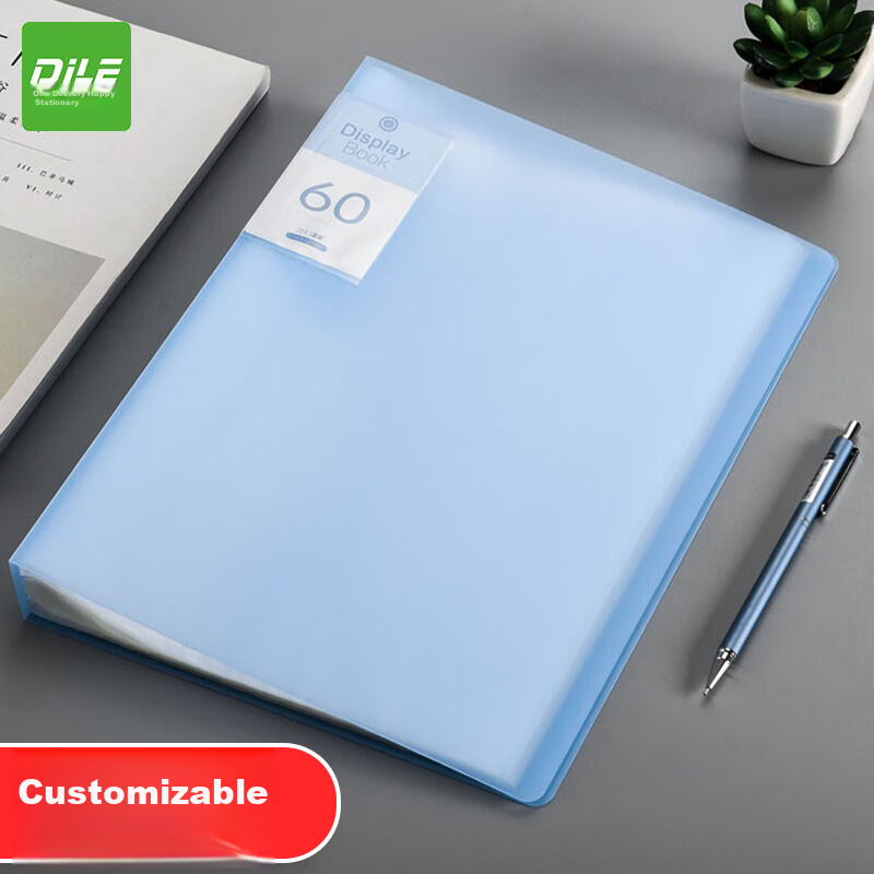 Dile File Folder Multi-Layer A4 Insert Document Organizer Transparent Sheet Music Storage Box Classification Exam Paper Folder Pregnancy Check-Up File Folder Document Bag 12160 Light Blue