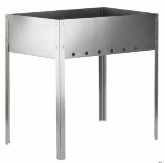 Мангал сборный Сокол Эконом 400х250х400 мм (6 шампуров)