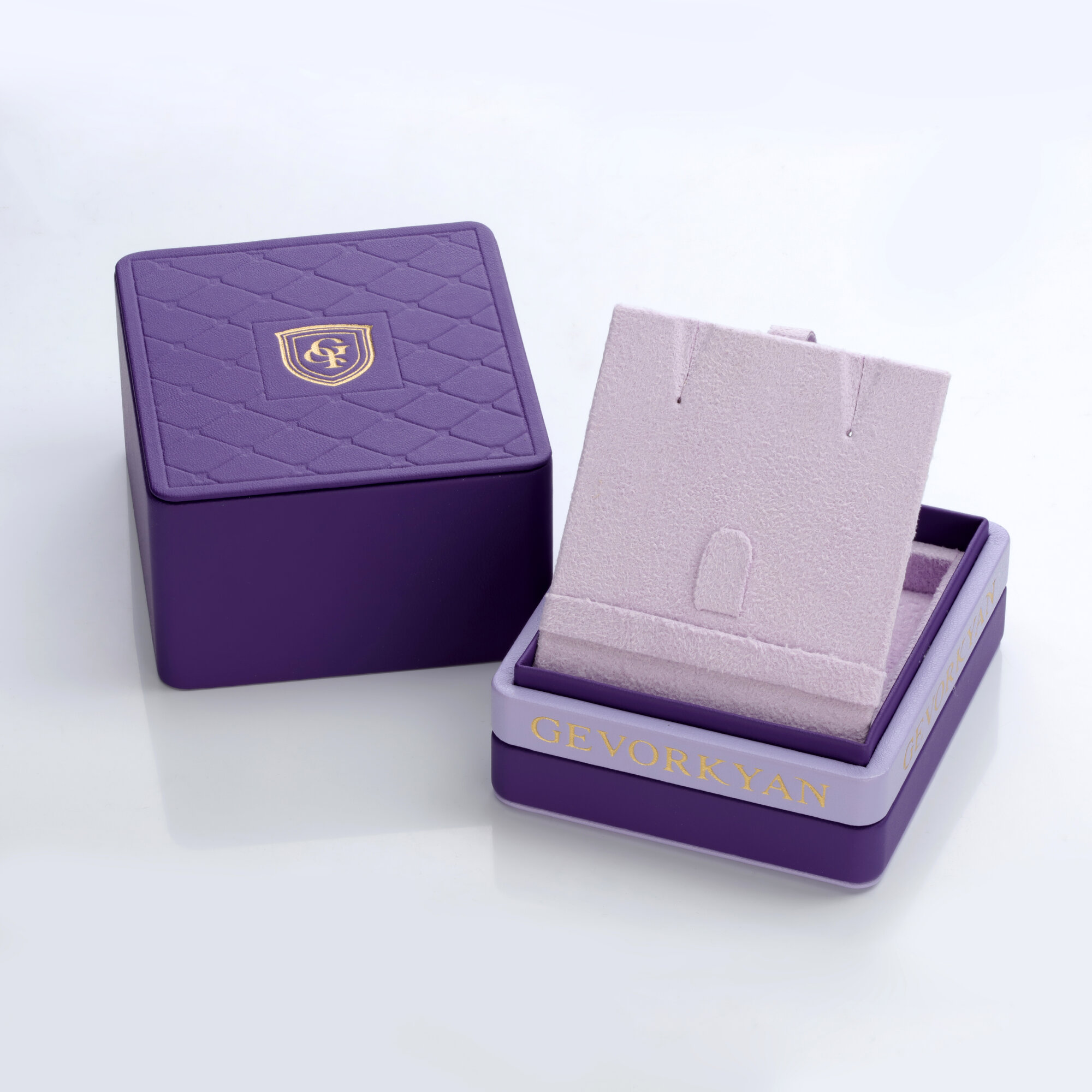 Футляр, под серьги, кольцо 85/95/75, Эстет, без вставки