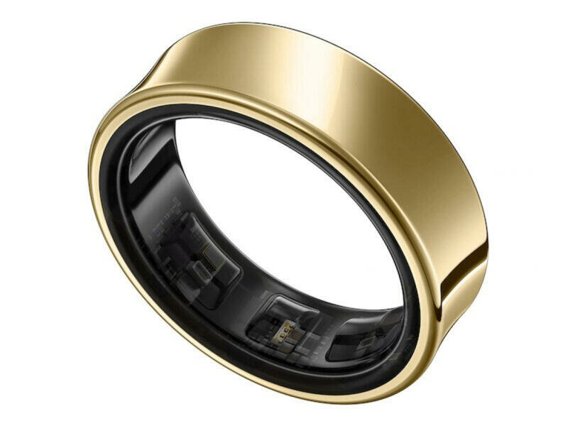 Умное кольцо Samsung Galaxy Ring SM-Q502 10US, Titanium Gold (Золотой)
