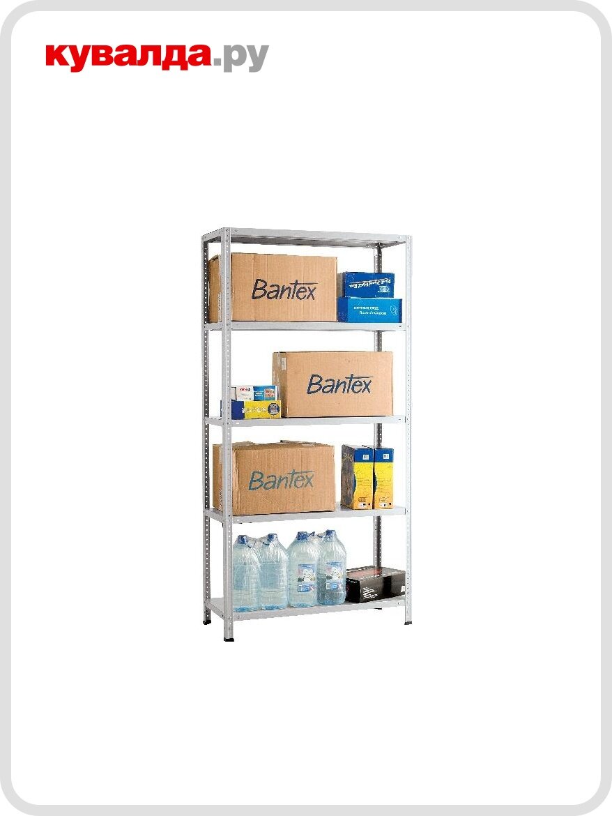 Стеллаж практик MS Strong 185/100 х 40/4 (4 полки)