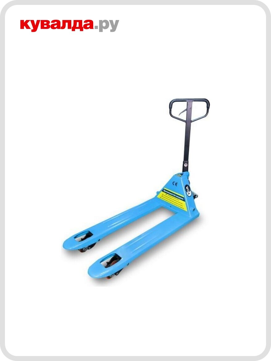 Тележка гидравлическая TOR RHP (BF) 2500 1150Х550 мм, 2,5 т (1026481) резиновые колеса