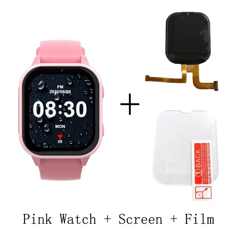 Wonlex KT19PRO MAX умные часы для детей 4G pink film screen