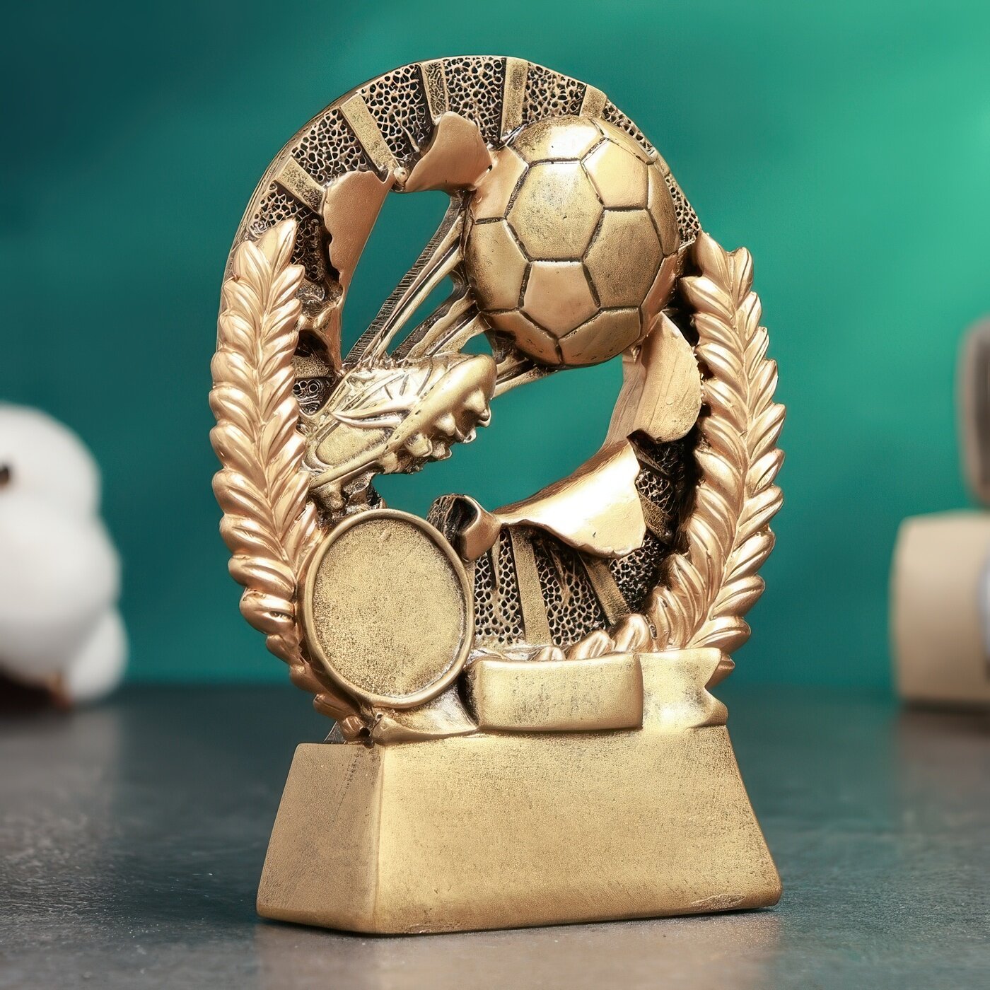 Фигура наградная, стела Сима-ленд "Футбол", 10×3×13 см, 10631666