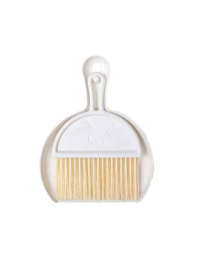 Мини набор для уборки, мягкая щетка и совок, для удаления пыли со стола, подоконника и кровати, компактный