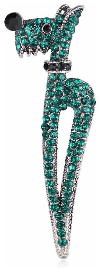 Брошь, стразы