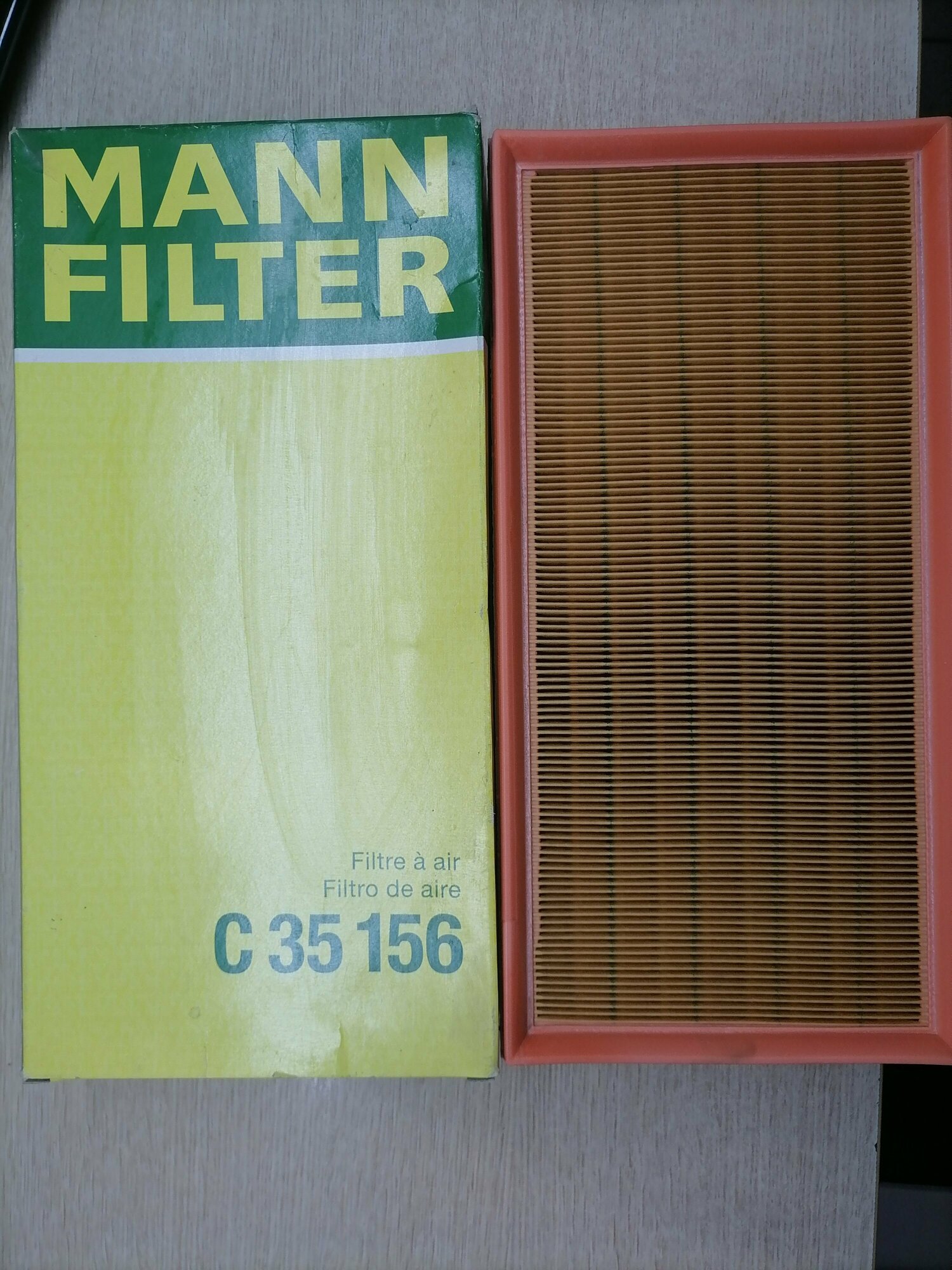 Фильтр воздушный MANN-FILTER C35156