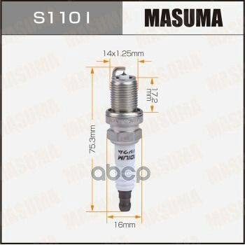 Свеча зажигания IRIDIUM 1214016 Masuma арт. S110I