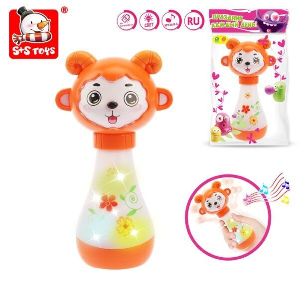 Светящаяся музыкальная игрушка "Барашек" в пак.14,5х5х23 см арт.200505912