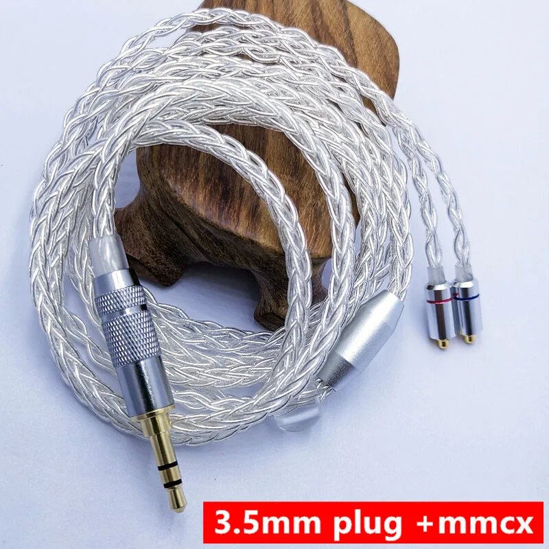 RYGMR кабель для наушников mmcx 1,2 м 3,5/2,5/4,4 мм RY-C8 mmcx 3.5mm