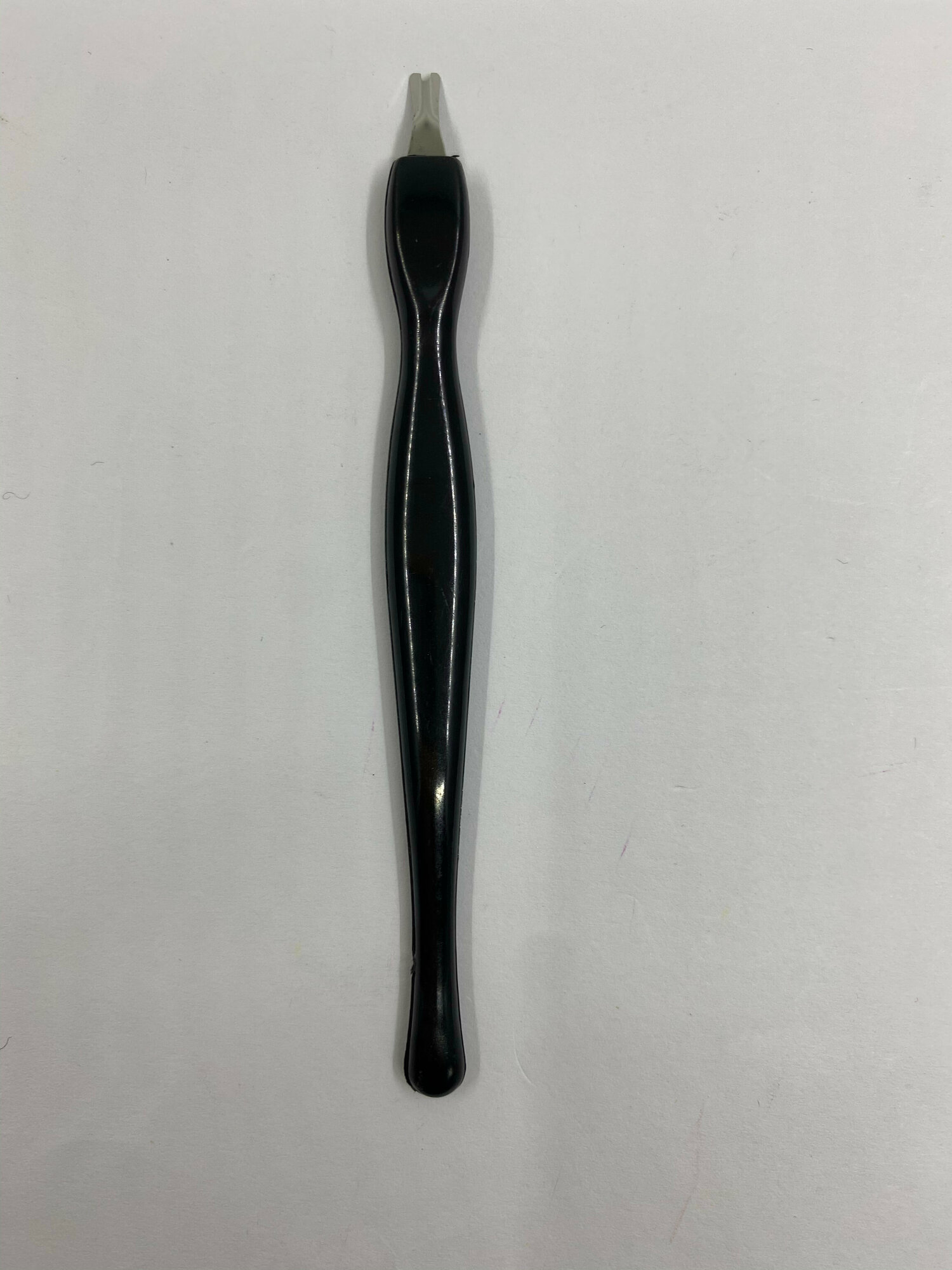 Триммер для кутикулы Lilit, с лопаткой, 11см, черный