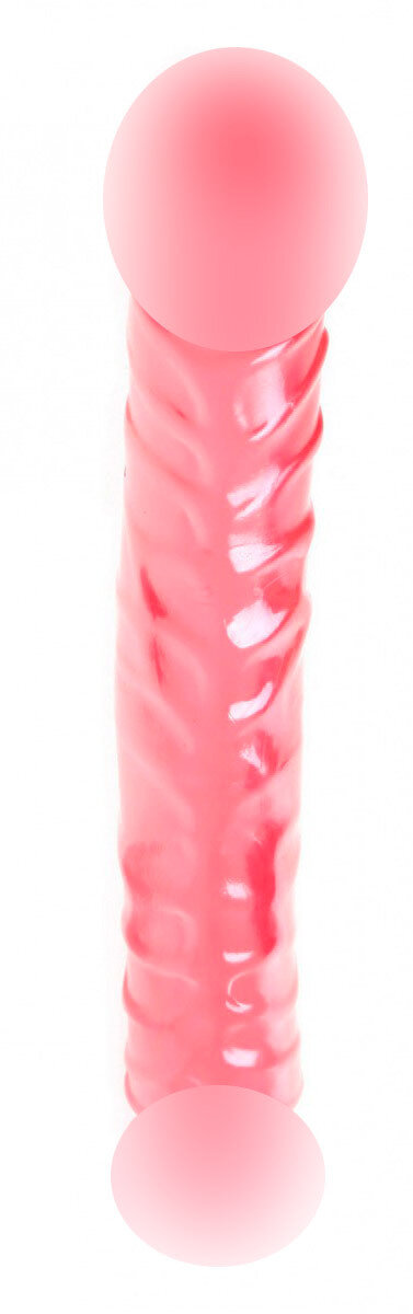 Фаллос двойной розовый Jr. Double Dong