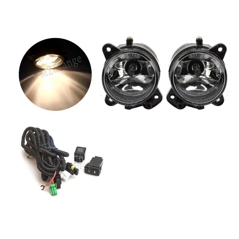 Светодиодные противотуманные фары для VW T5 Transporter Multivan Caravelle halogen and wires