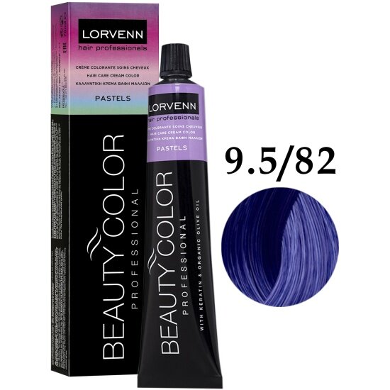 Краска для волос Lorvenn Beauty Color Professional Pastels, тон 9.5/82