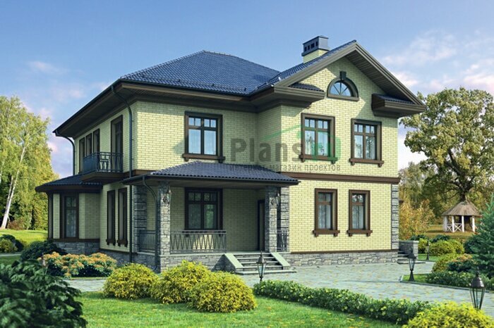 Проект дома Plans-72-24 (213 кв. м, кирпич)