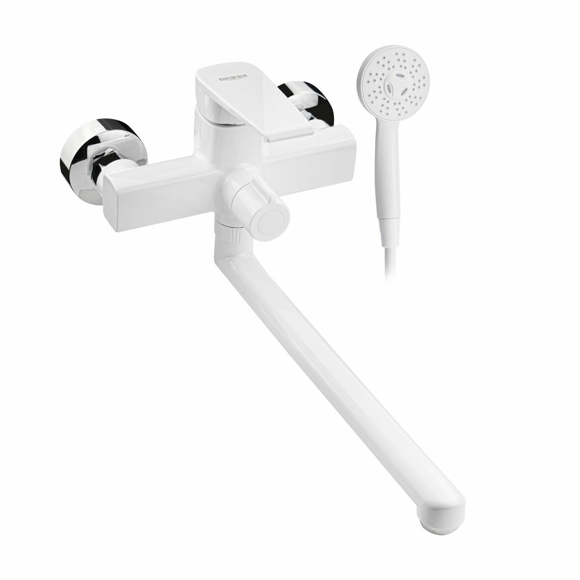 Смеситель для ванны BRIMIX 5565 АБС пластик Белый