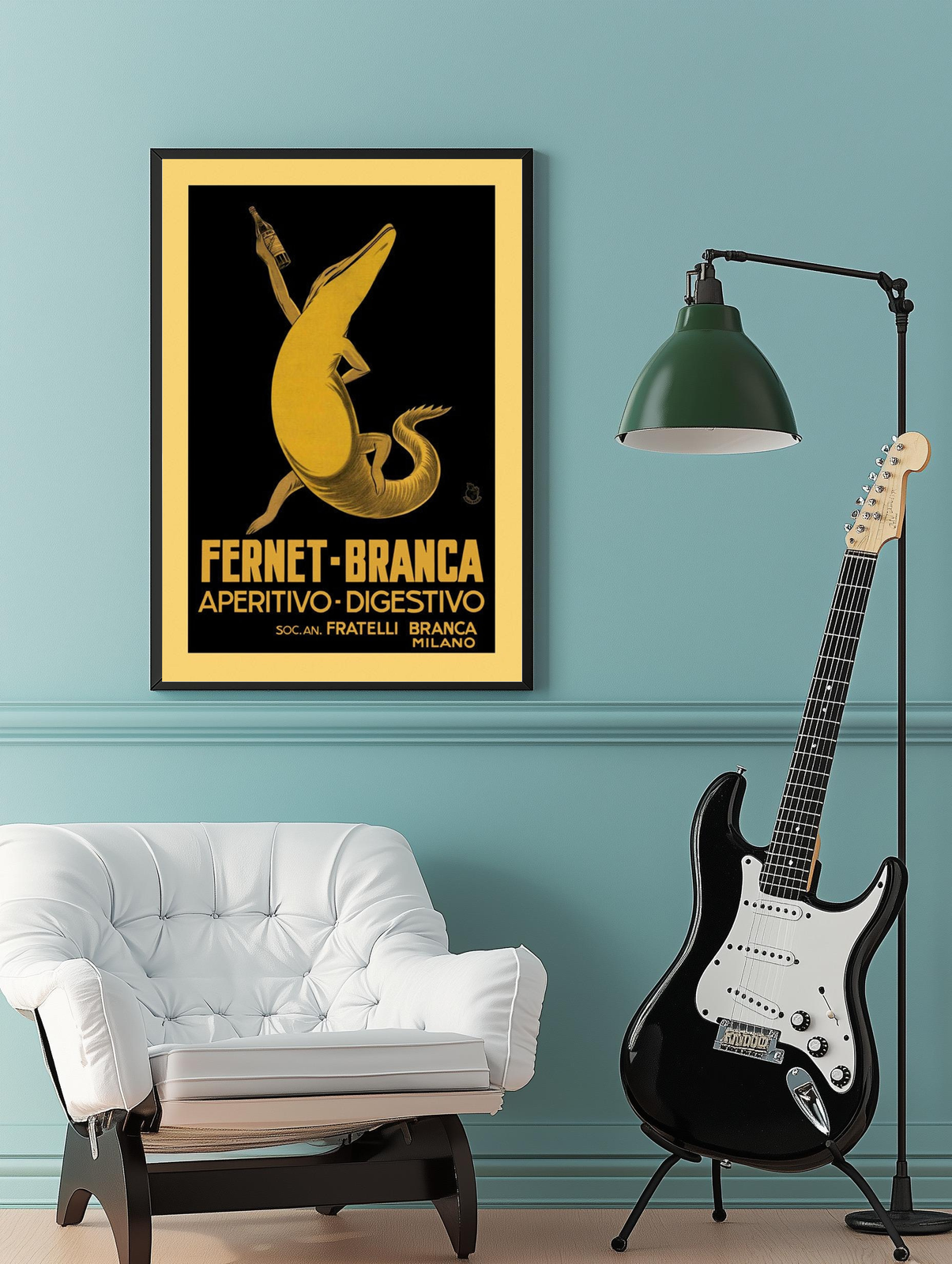 Постер "Ретро реклама ликёра" 40x60 без рамы