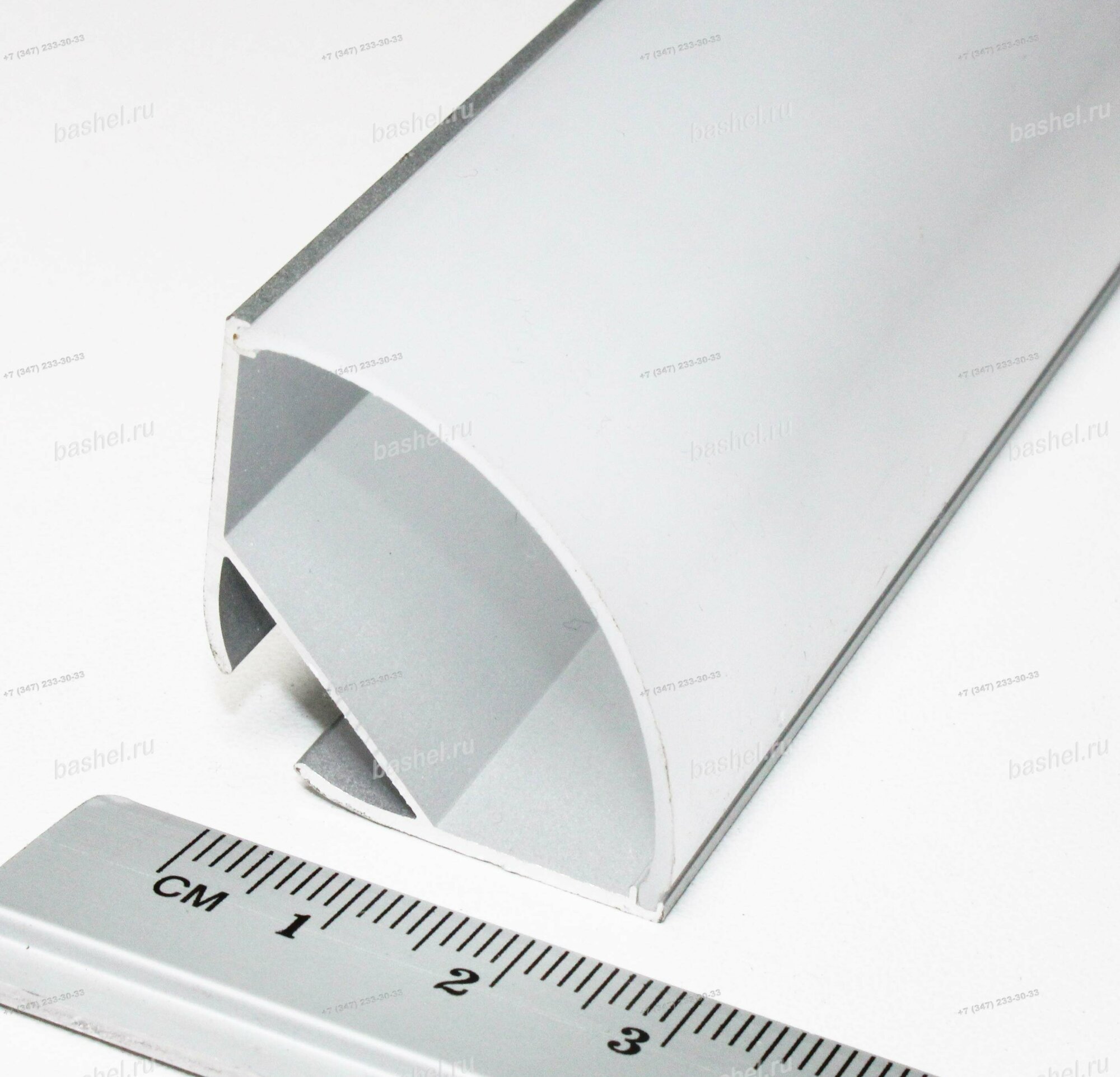 LP-880 30x30x2000(anod) с матовым экраном, Профиль алюминиевый угловой, 2000х30х30мм, Алюминиевый угловой анодированный