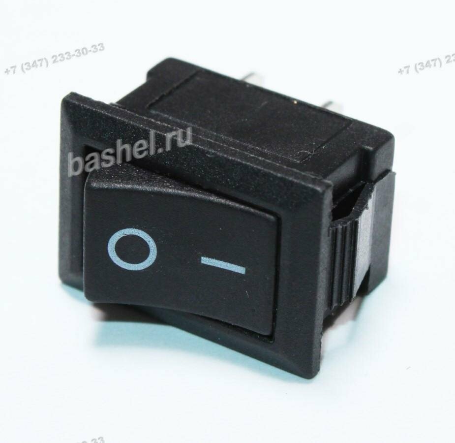 Выключатель MRS-101, 2PIN ON-OFF, чёрный/чёрный